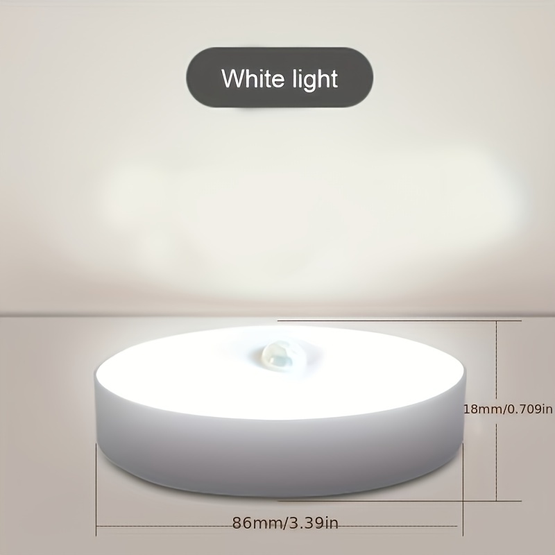 Led Intelligent Human Body Sensor Light White Light Yellow - Temu Canada