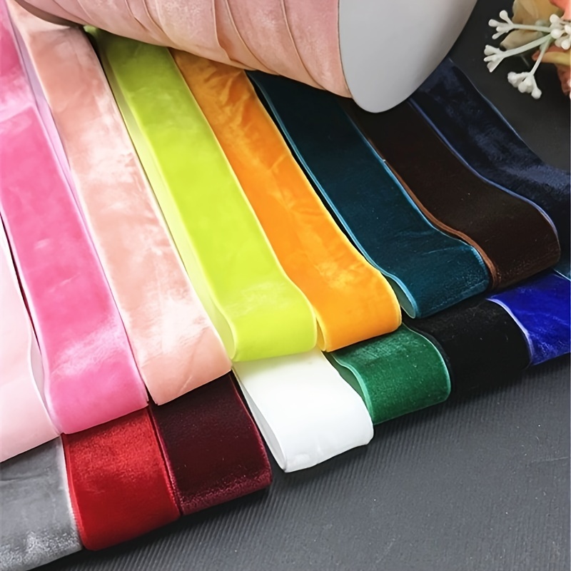5 Yards Velvet Ribbon Lace Craft Ribbon Christmas Decoration - Temu