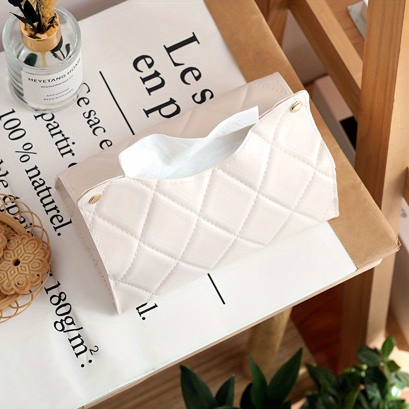 1pc Premium Tissue Box Tissue Box Cover Desktop Rectangular - Temu ...