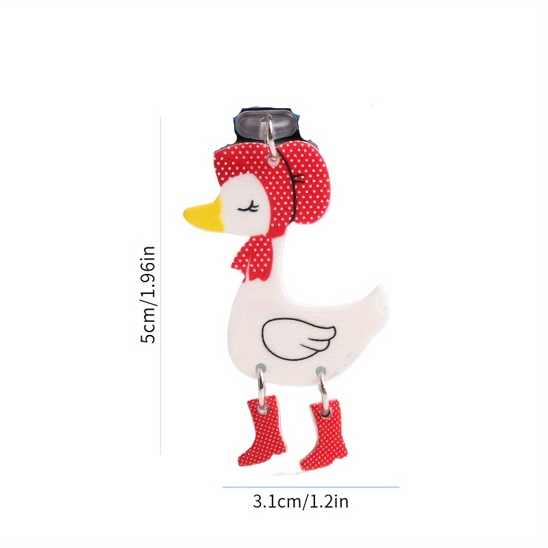 Double Sided Boots Duck Acrylic Goose/phone Charging Port - Temu Australia