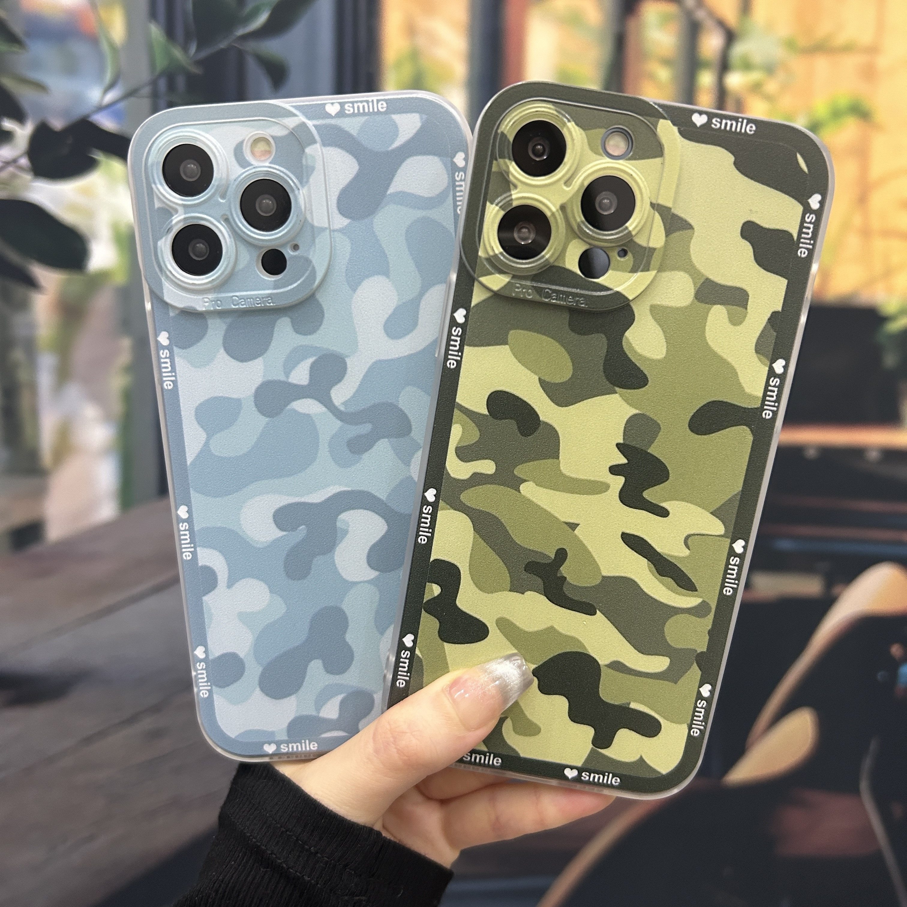 Camouflage Pattern Tpu Phone Case Iphone7/7p/8/8p/x/xs/xr/xs - Temu ...