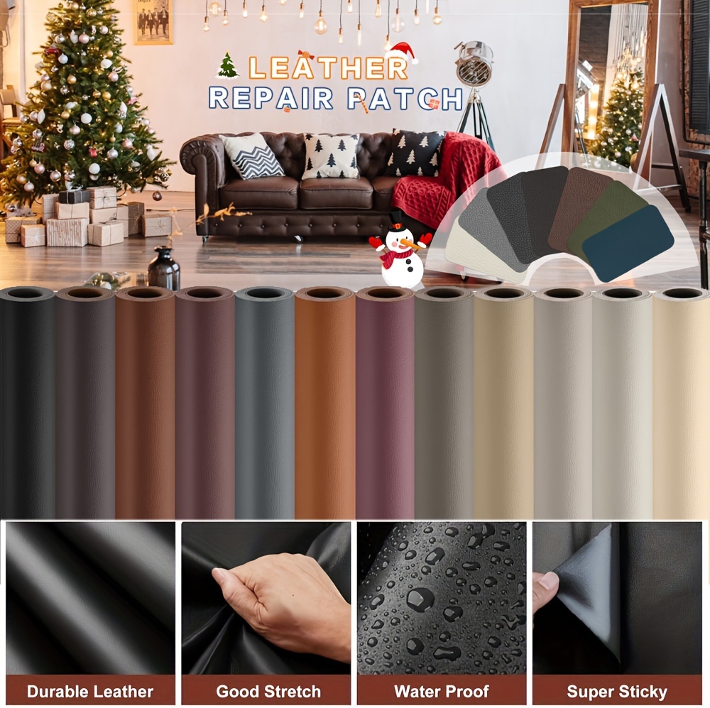 Self Adhesive Faux Leather Repair Patch Thicker Version - Temu Canada