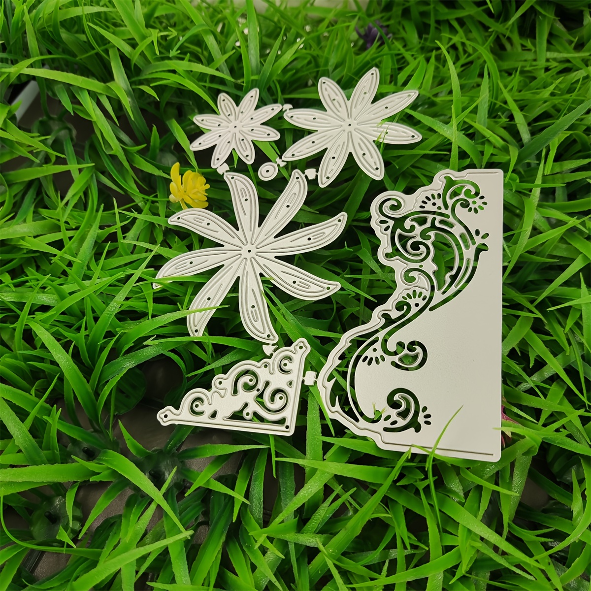 Flower Edge Metal Cutting Dies Decoration Scrapbooking Paper - Temu