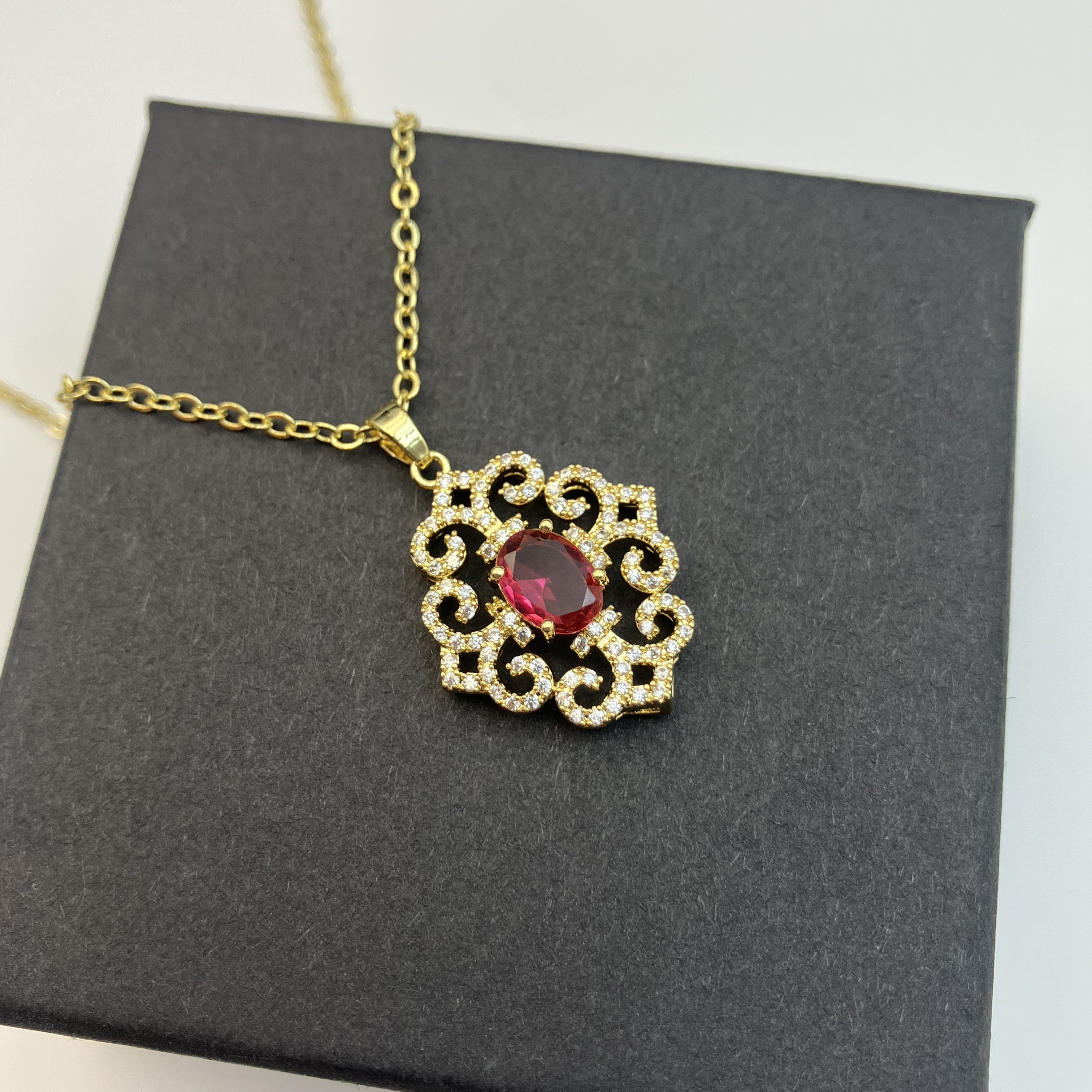 1pc Mens Gorgeous Embossed Flower Shape Pendant The Perfect Gift For ...