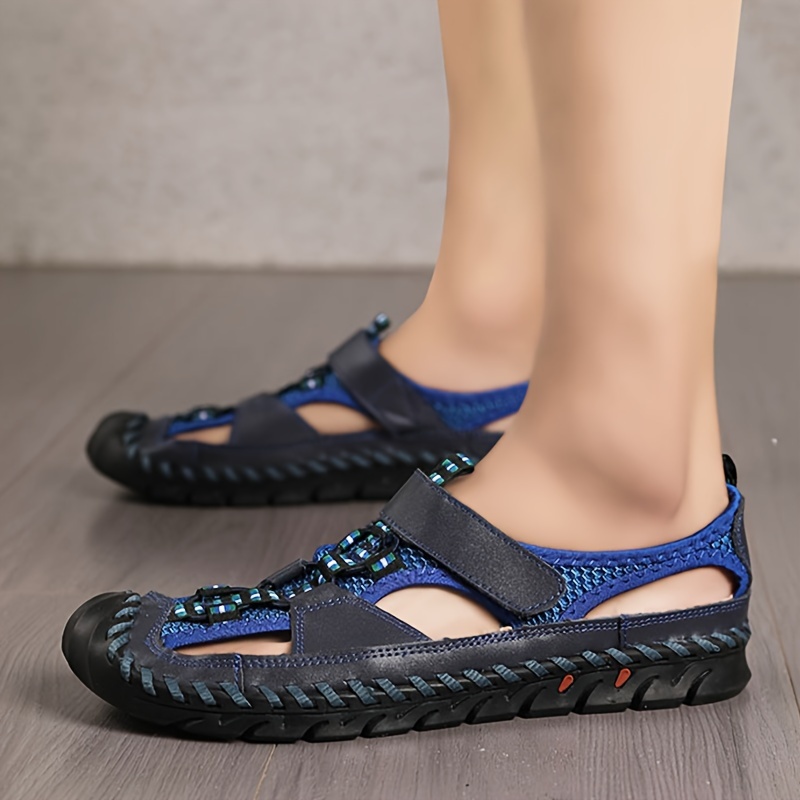 Mens Closed Toe Rubber Sole Outdoor Casual Sandals Spring And Summer ...