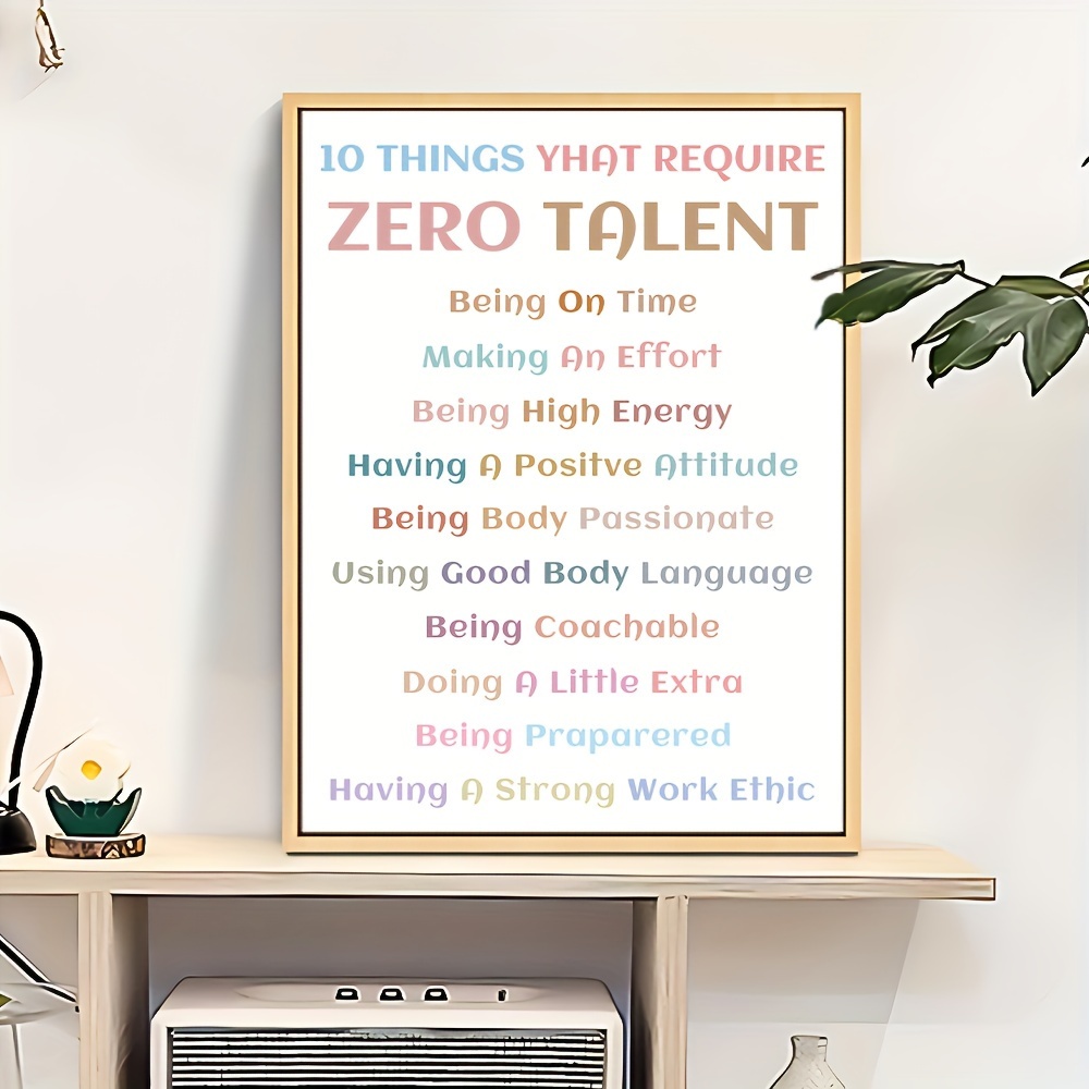 Unframed Canvas Poster Modern Minimalist Positive Energy - Temu Canada