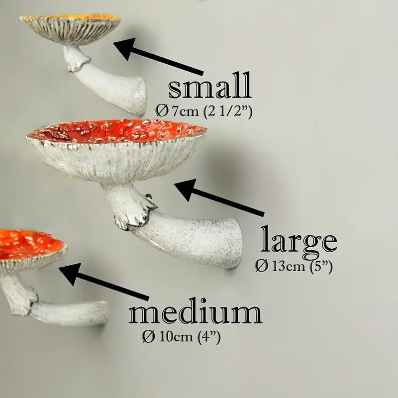 Mushroom Floating Shelves Mushroom Hanging Shelf Wall Temu