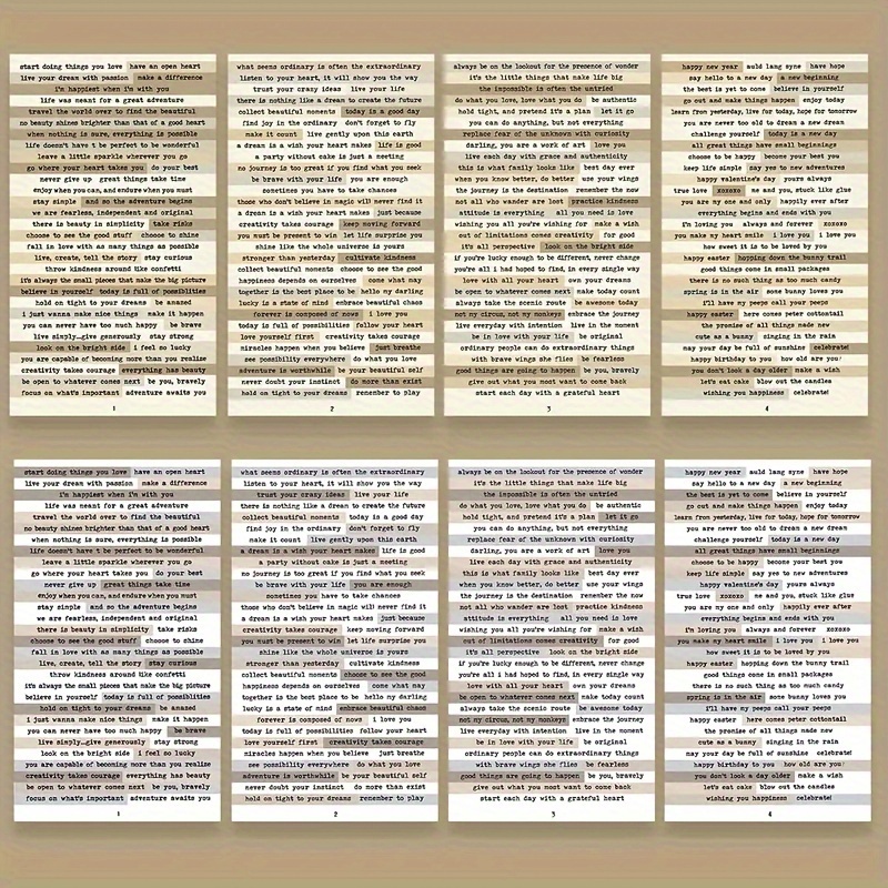 406 Notes Quote Stickers Inspirational Quotes Stickers 8 - Temu Australia