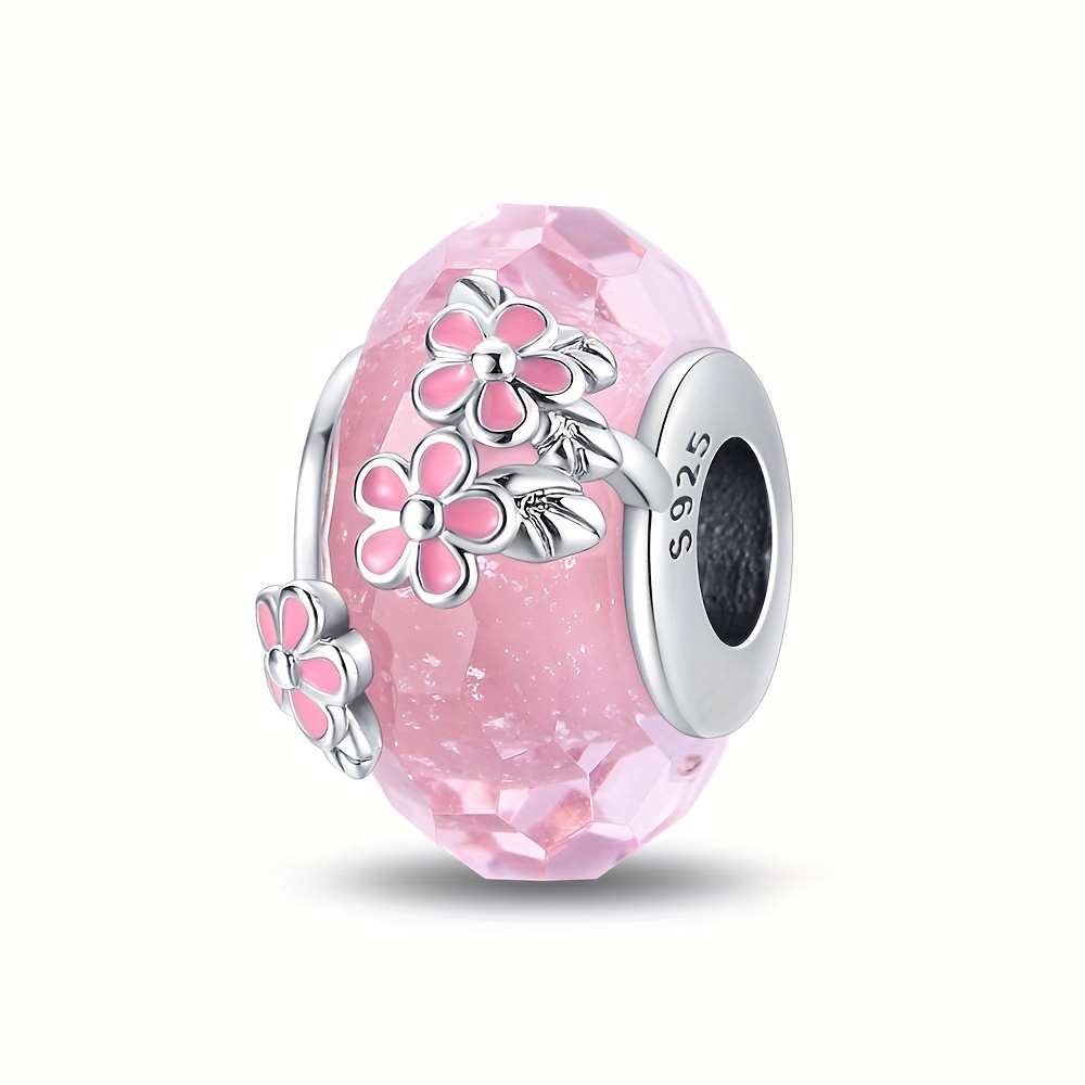 925 Silver Flower Love Heart Etc Shaped Charm Pendant - Temu Ireland