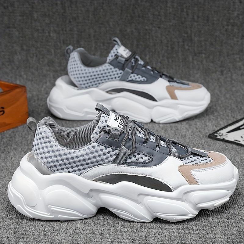 Men's Trendy Breathable Chunky Shoes Comfy Non Slip Soft - Temu United ...