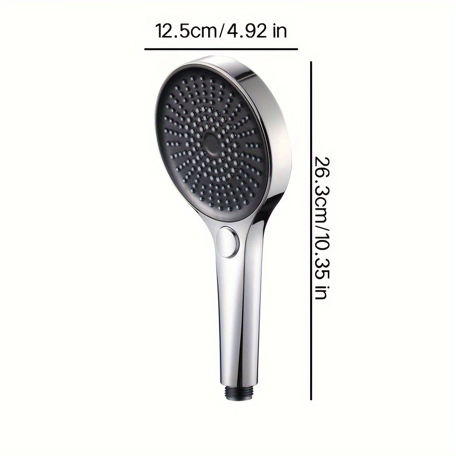 Pressurized Handheld Shower Head 3 Modes Adjustable Water - Temu Canada