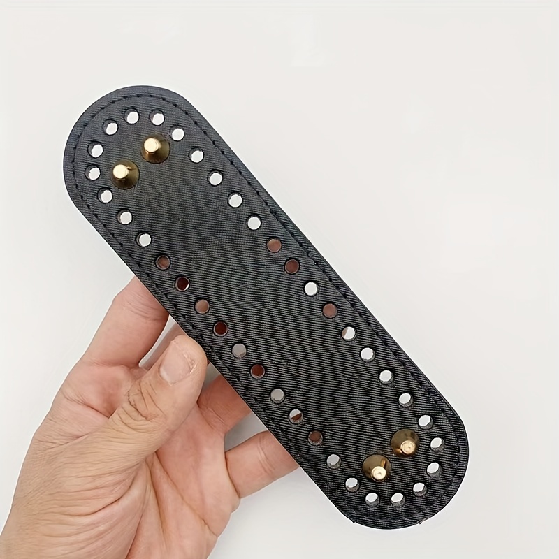 Diy Hand Woven Bag Bottom Accessories Wrapped Leather Bottom - Temu ...