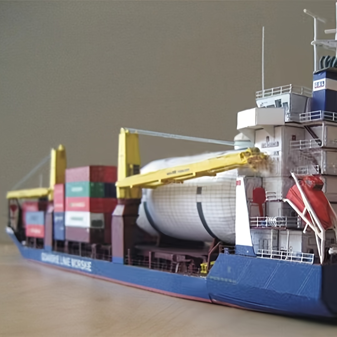 Paper Model, Cargo Ship Ship Toy, 1400 Handmade Diy Toy - Temu