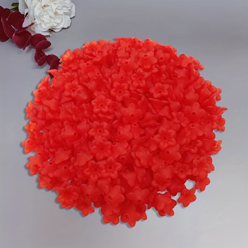 Transparent Frosted Small Morning Gory Acrylic Beads Jewelry - Temu ...