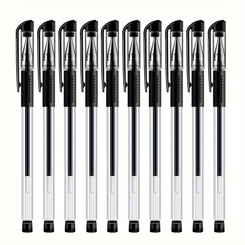 Gel Pens Gel Ballpoint Pens 20 Pack Black Gel Pens Fine Tip Smooth ...