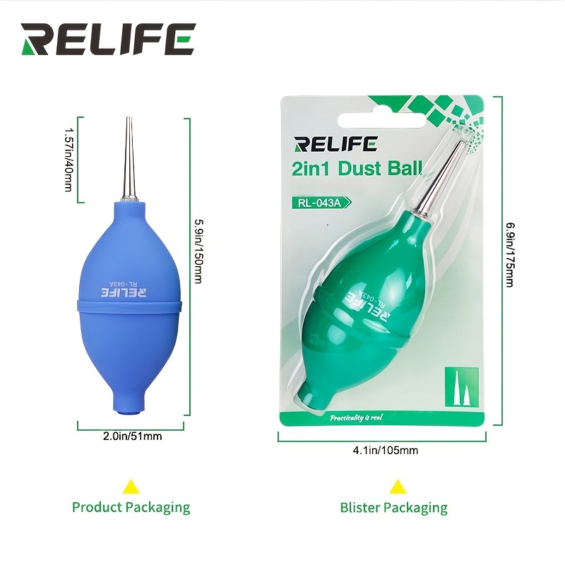 Rl 043a 1 Phone Repair Dust Cleaner Air Blower Ball Cleaning - Temu