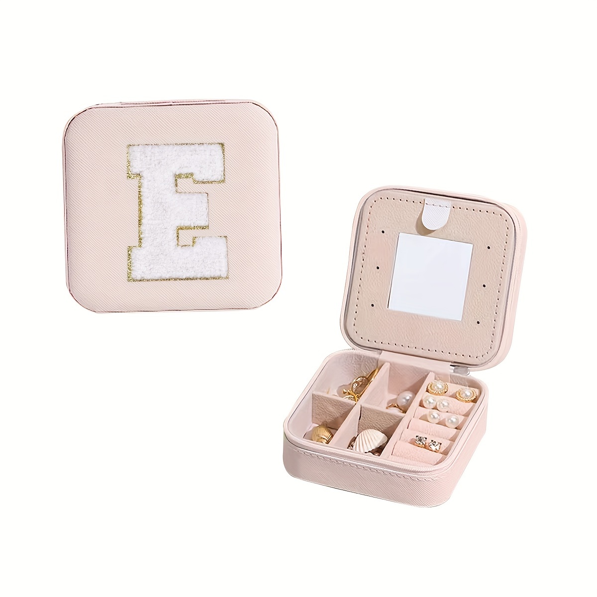 mini chenille letter jewelry box lightweight carry bag - Temu Kuwait