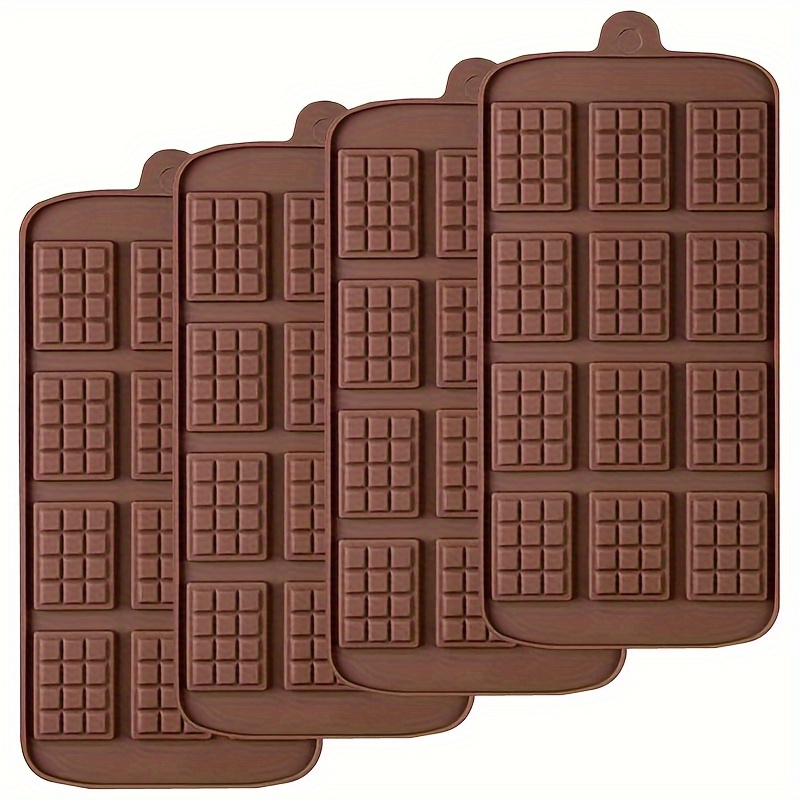 Non stick Silicone Mini Waffle Chocolate Mold Reusable Candy - Temu ...