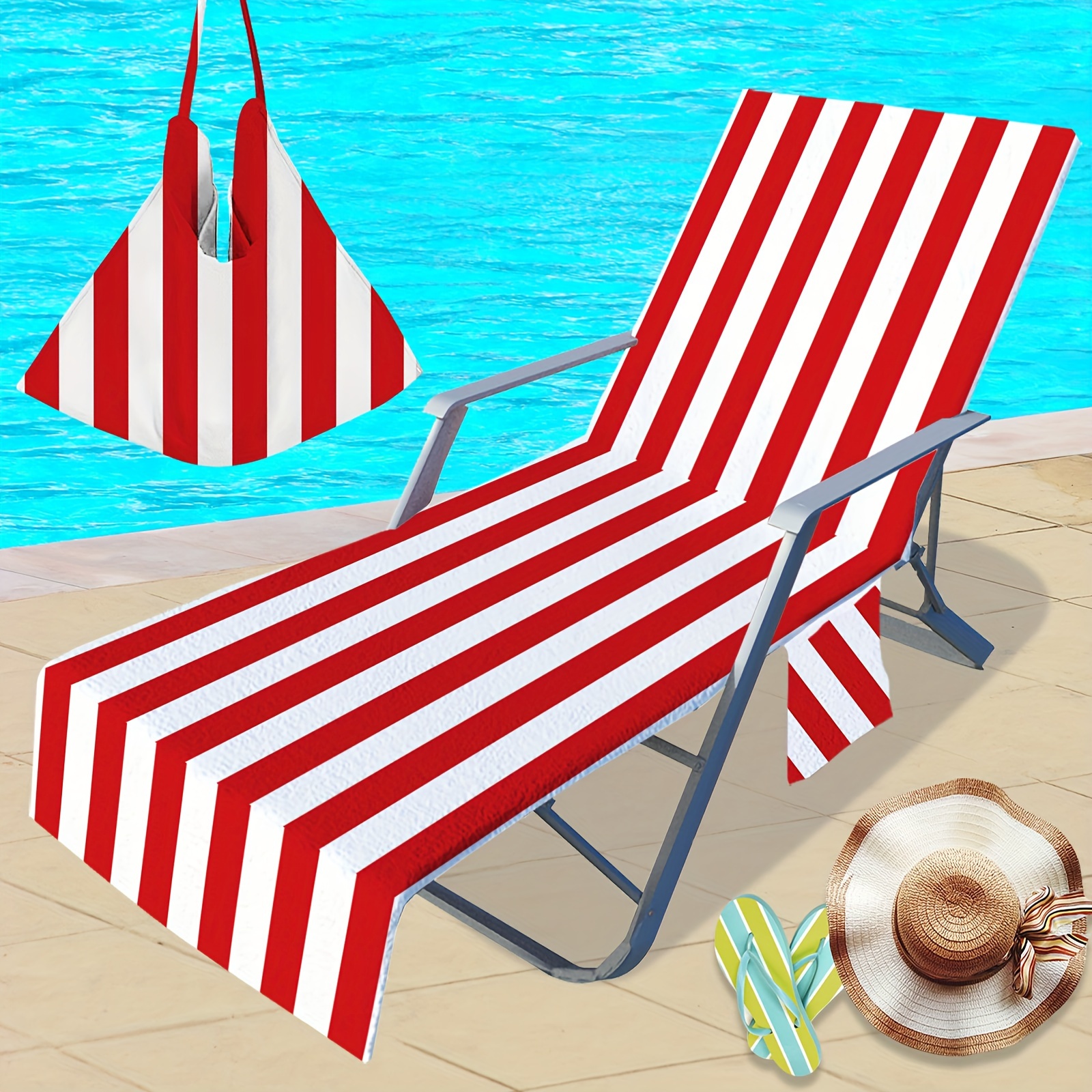 Geometry Stripped Pattern Beach Towel Microfiber Quick Dry - Temu ...
