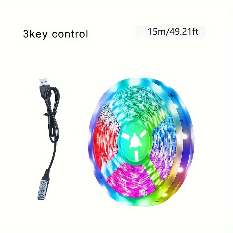 Led Strip Lights Set ( Battery) Rgb Color Dimmable Light - Temu Portugal