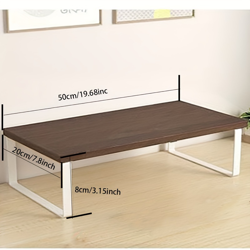 Monitor Riser Wood Monitor Stand Desk Screen /printer/laptop - Temu