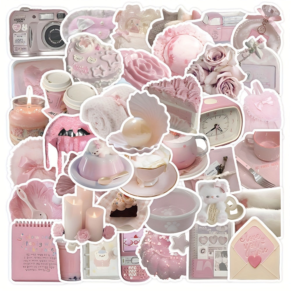 Rosy Cartoon Decoration Stickers Laptop Colorful Computer - Temu Canada