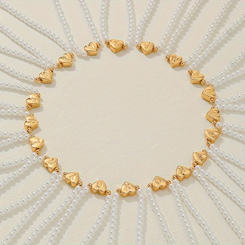 26 Letter Simple Exquisite Clavicle Chain Personality Luxury - Temu ...