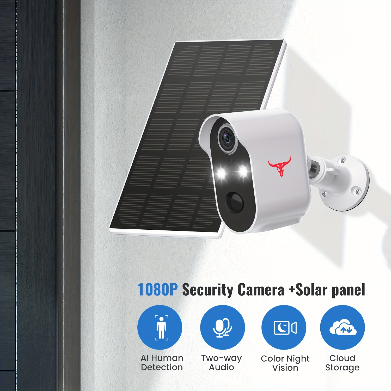 wireles security cameras white igeek - Temu