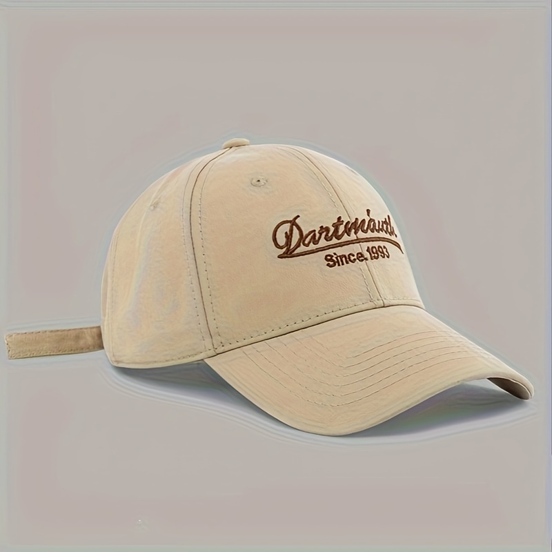 Since 1993 Letter Embroidery Baseball Solid Color Unisex - Temu Canada