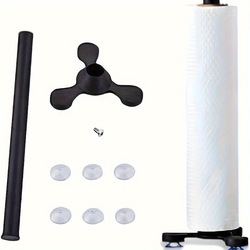 Paper Towel Holders Simple Vertical Tissue Holder Suction - Temu New ...