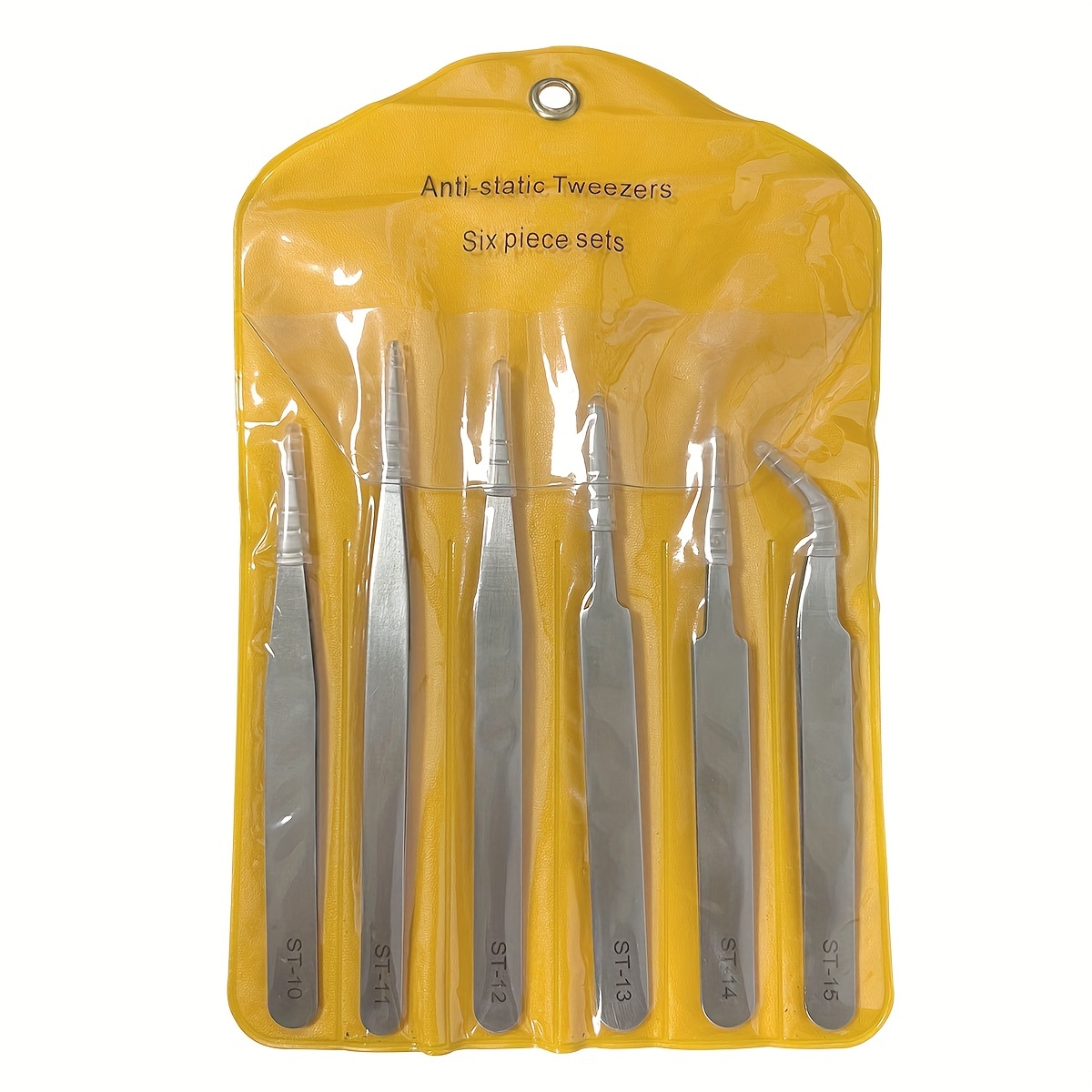 Precision Tweezers Set Upgraded Anti static Stainless Steel - Temu Canada
