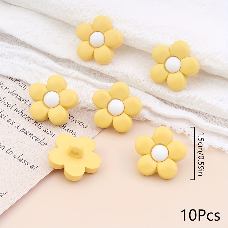 10pcs Clothes Button Sweater Shirt Cardigan Coat Colorful Three ...