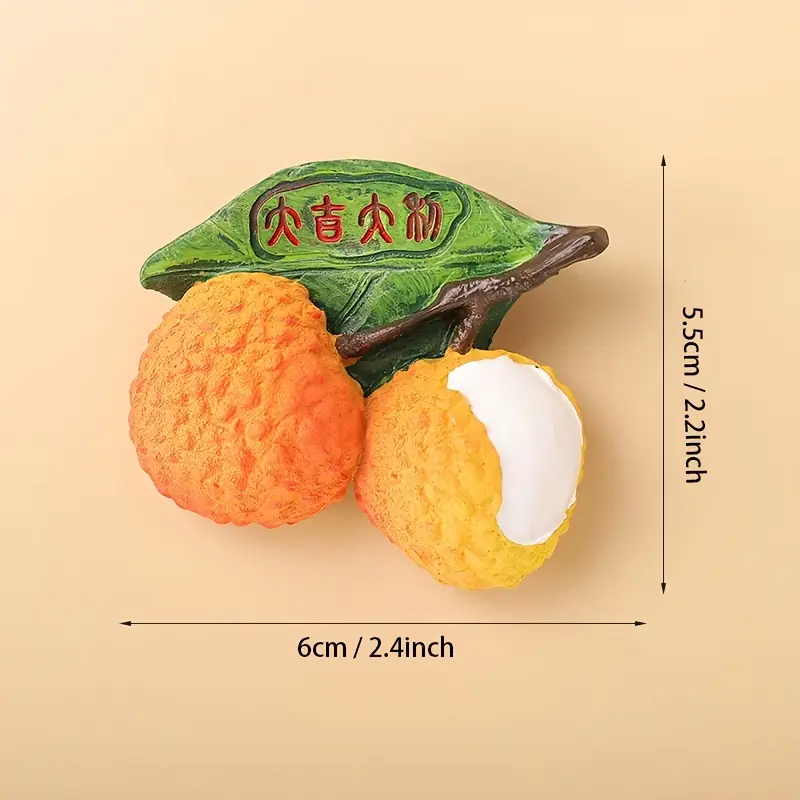 Stereo Fruit Refrigerator Stickers Magnets Simulation Food Temu