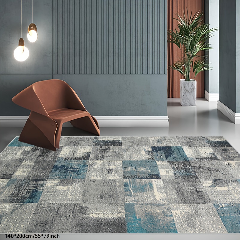 Modern Abstract Living Room Bedroom Area Carpet Non Slip - Temu Australia