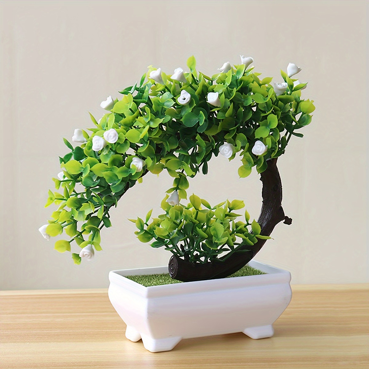 1pc Basin Simulation Plant Flower Plastic Flower Set - Temu United