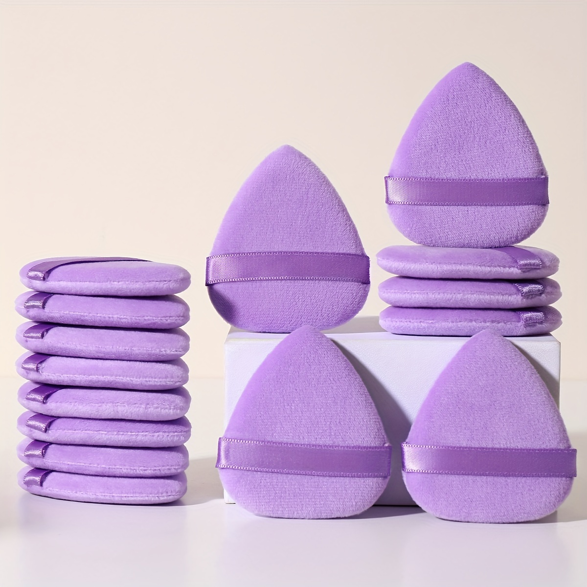 Triangular Powder Puff Makeup Puff Fan Shaped Puff Soft - Temu United ...