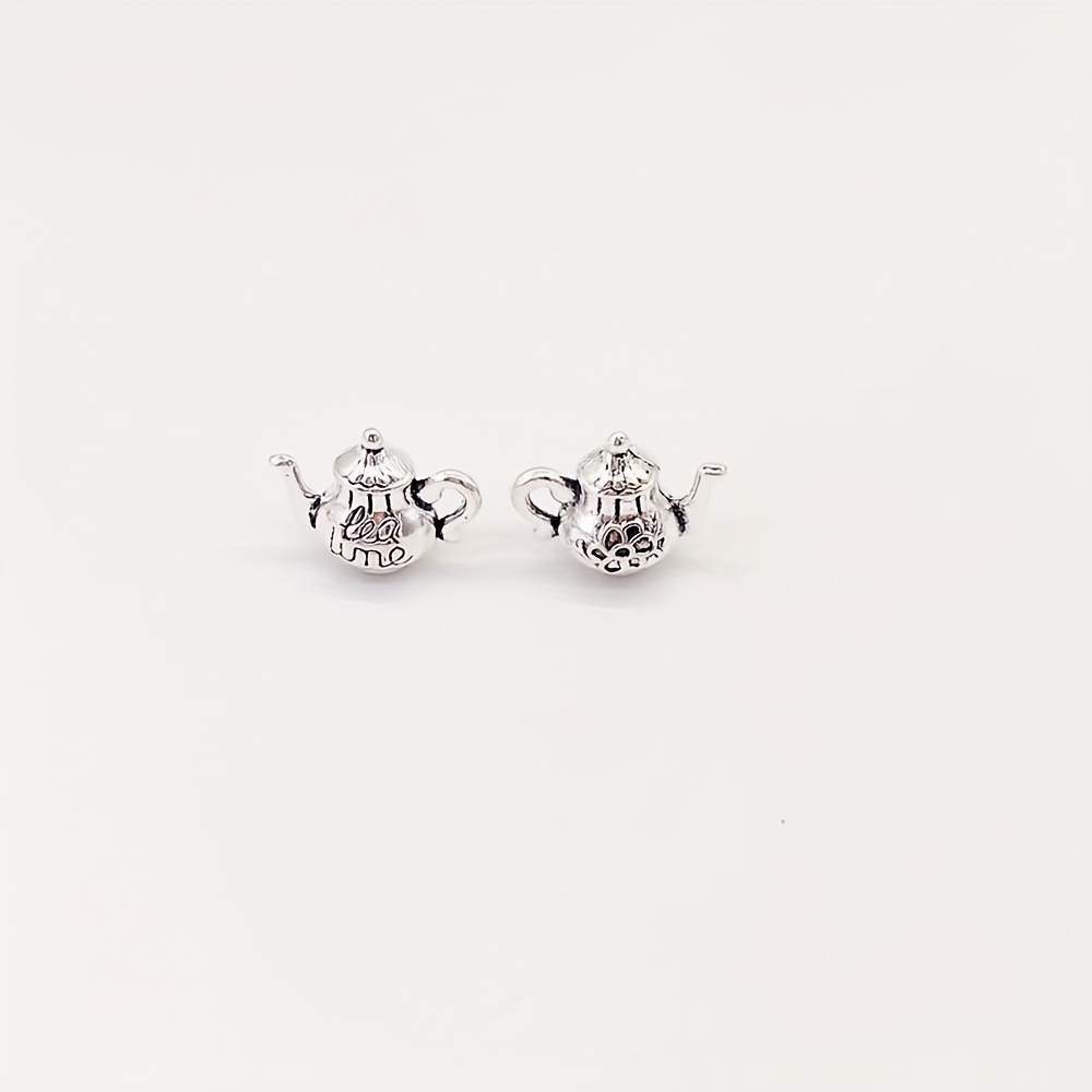 Cute Retro Style Teapot Pendant Zinc Alloy Pendant Charms - Temu United ...