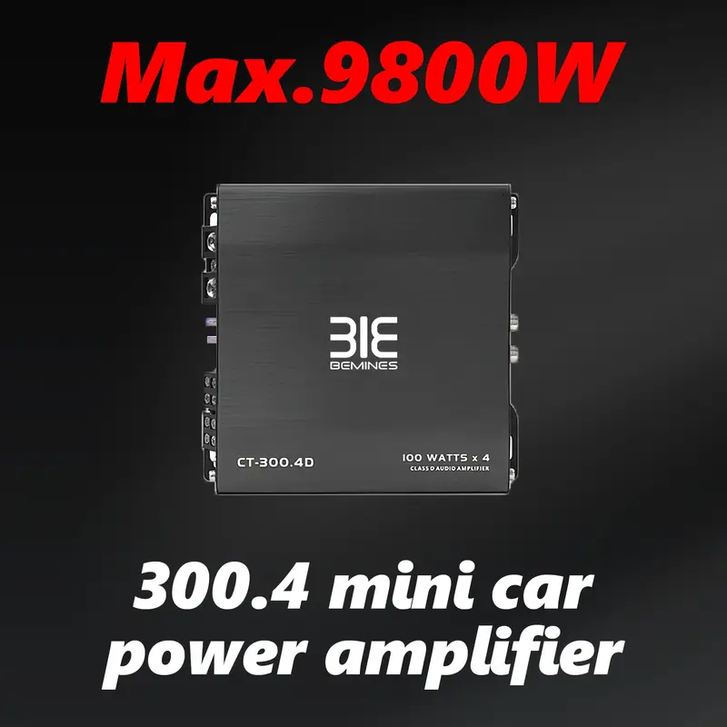 Max9800w 강력한 4채널 클래스 D 풀레인지 차량용 앰프 Mosfet 전원 공급 장치 좋은 음질 추 Temu Korea