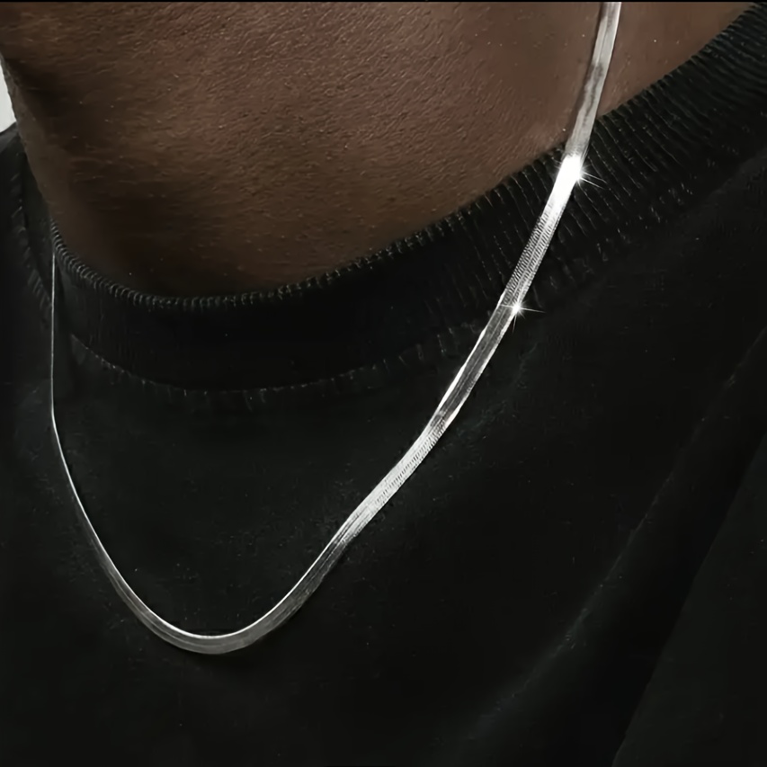 Minimalist Chain Necklace Men Women - Temu Ireland