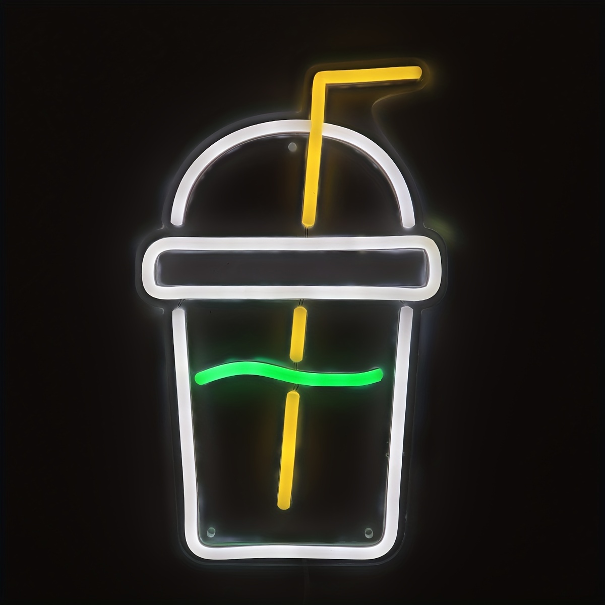 Beverage Cup Wall Led Neon Sign Light Shop Wall - Temu United