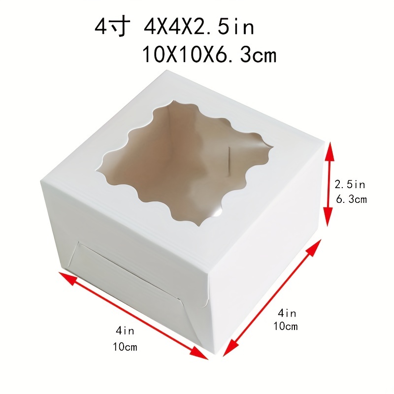 Cheese Packaging Boxes With Window Ice Cheese Chiffon Cake - Temu Canada