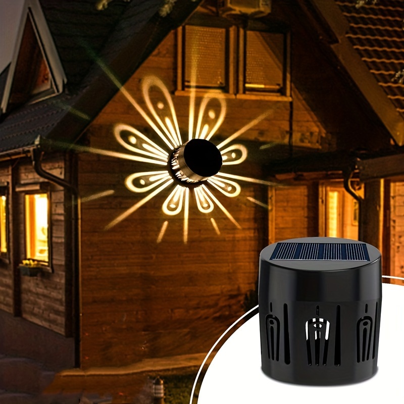 Wall Lamp Solar Fence Lights Outdoor Waterproof Solar Deck - Temu Australia