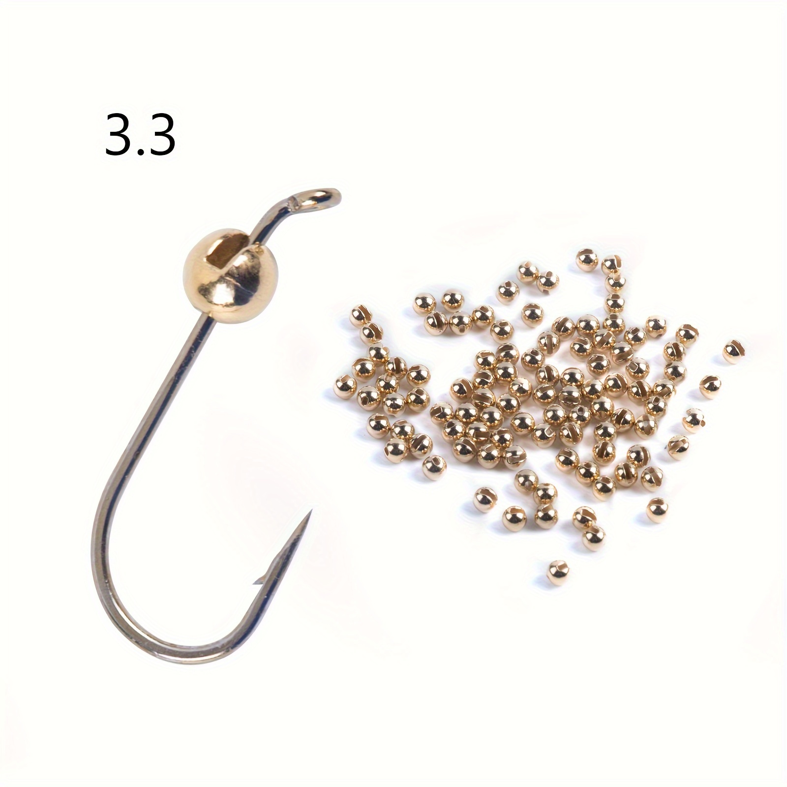 Fly Tying Beads 850pcs/box Plastic Fishing Beads Round&Oval Luminous ...