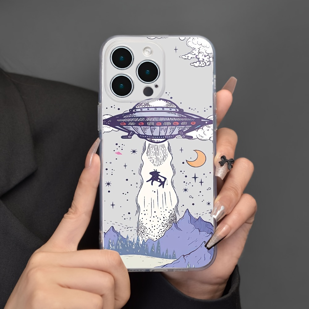 Funda/protector Celular Estampado Grafico Nave Espacial - Temu Mexico