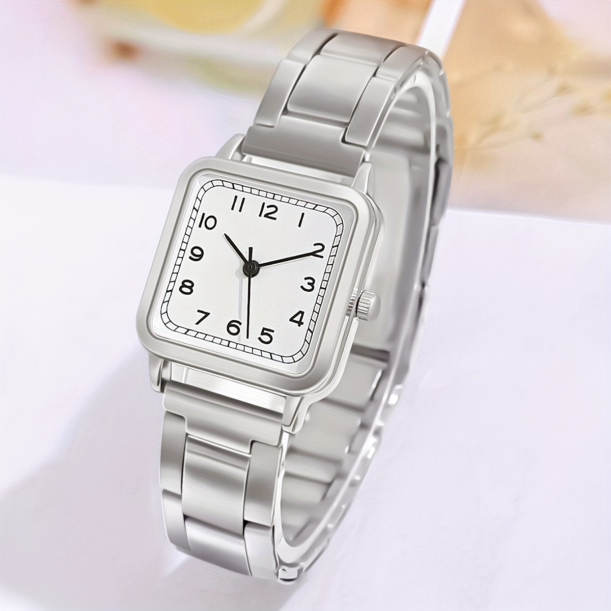Women's Watch Business Leisure Quartz Watch Fashion Square - Temu ...