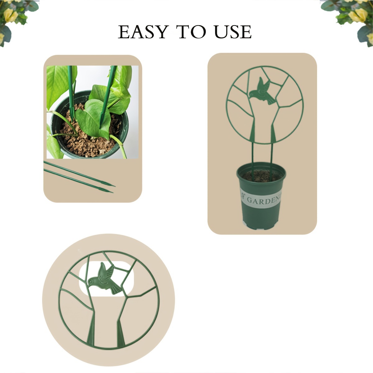 Bird Shape Plant Trellis Climbing Plants Plant Vine Stem - Temu Australia