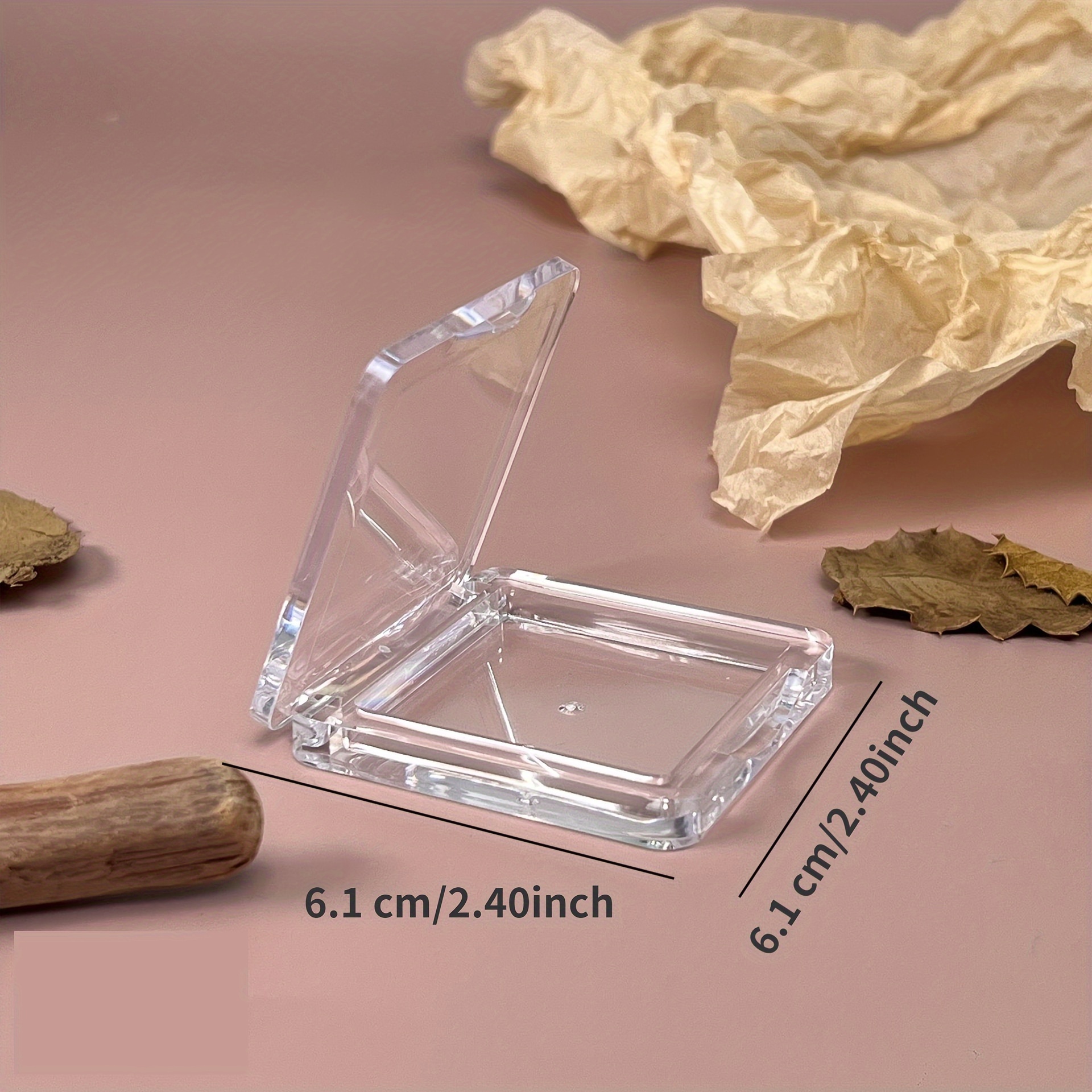 Fully Transparent Square Single Grid Eye Shadow Blush - Temu Canada