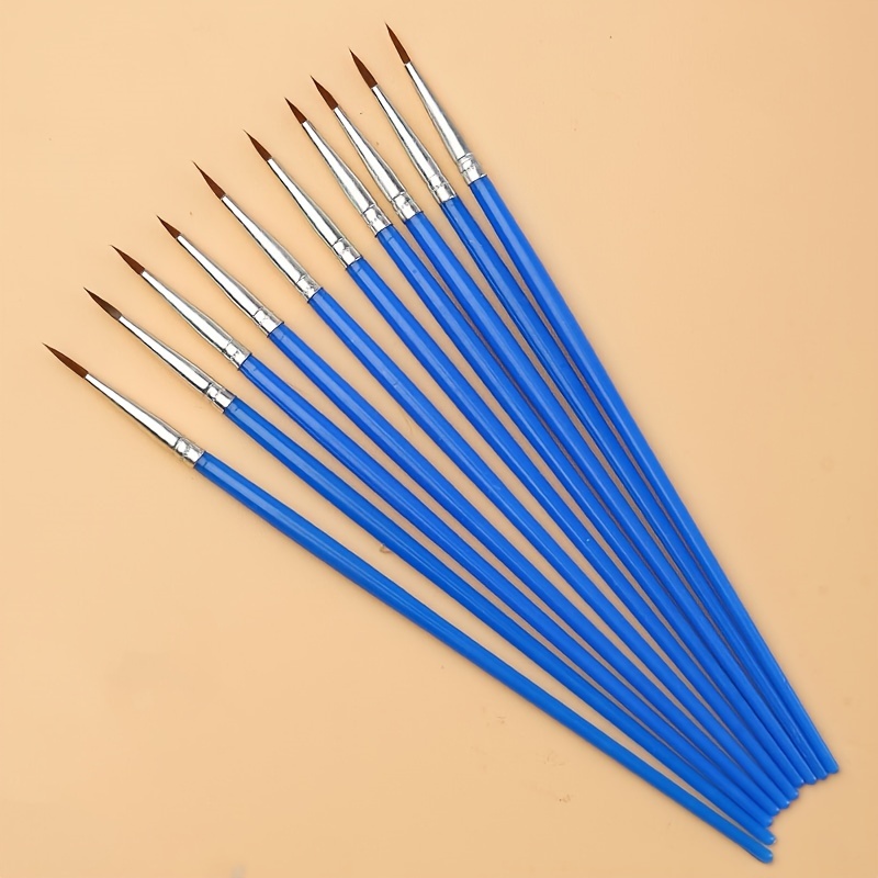 Diy Plaster Plastic Blue Rod Nylon Hair Number Hook Line Pen - Temu Canada