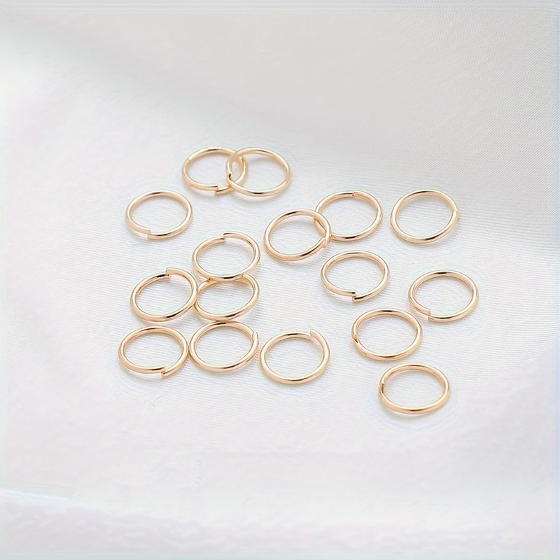 Copper plated Golden Opening Ring Diy Jewelry Making - Temu United Kingdom