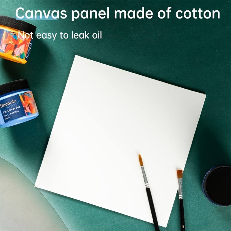 Cotton Canvas Panels Drawing Board Oil Acrylic Paints - Temu